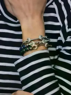ANANYA 18k White Gold Diamond Chakra Bracelet