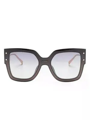 Philipp Plein Rose Venus Square-frame Sunglasses - Black