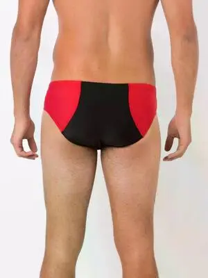 AMIR SLAMA Two-tone Swim Trunks