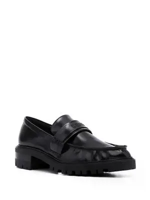 Senso Met I Calf Leather Loafers