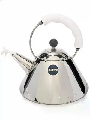 ALESSI Bird Metallic-effect Kettle - Silver