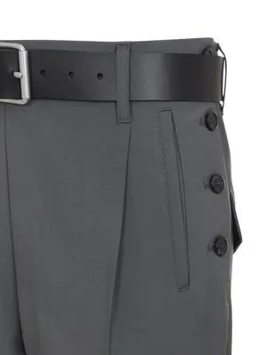 Moschino Pressed-crease Trousers