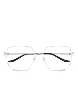 Cartier Logo-engraved Glasses - Silver