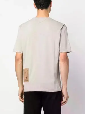 TEN C Cotton Henley T-shirt
