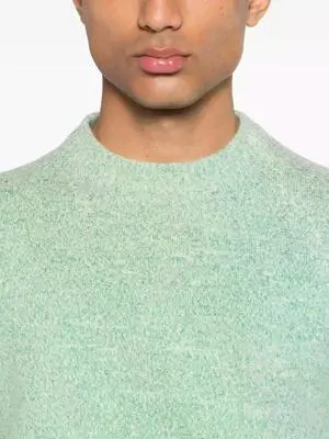 JIL SANDER Marl-knit Wool Blend Jumper