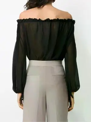 AMIR SLAMA Off-shoulder Ruched Body