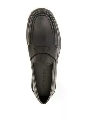 FERRAGAMO Penny-slot Leather Loafers