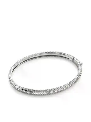 Monica Vinader Heirloom Bangle Bracelet In Polished Recycled - Silver