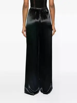 FERRAGAMO Wide-leg Satin Trousers