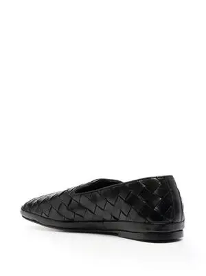 HENDERSON BARACCO Guinea Square-toe Leather Loafers