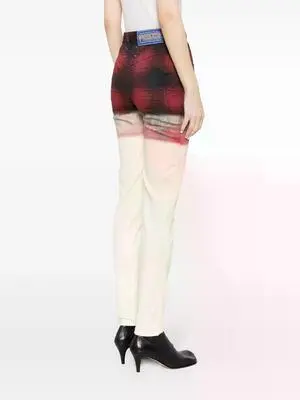 MAISON MARGIELA Checked Skinny Jeans