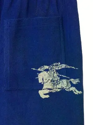 Burberry Equestrian Knight Motif Towelled Shorts