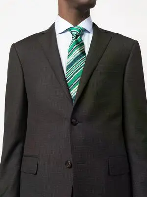 Corneliani Single-breasted Virgin Wool Suit - Brown