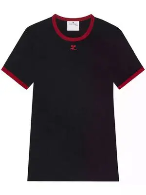 COURREGES Signature Contrast T-shirt