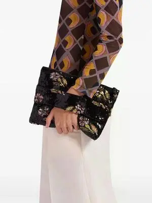 La DoubleJ Ruffle Clutch Bag