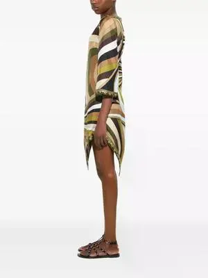 Emilio Pucci Iride-print Silk Dress