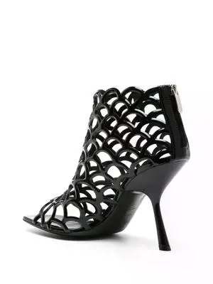 SERGIO ROSSI Sr Mermaid 90mm Patent Leather Pumps - Black