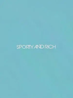 SPORTY & RICH Logo-print Biker Shorts