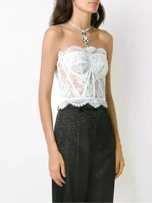 Dolce & Gabbana Lace Bustier Top