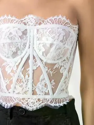 Dolce & Gabbana Lace Bustier Top