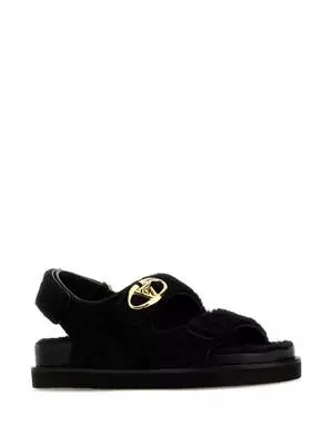 Valentino Garavani Faux-fur Sandals