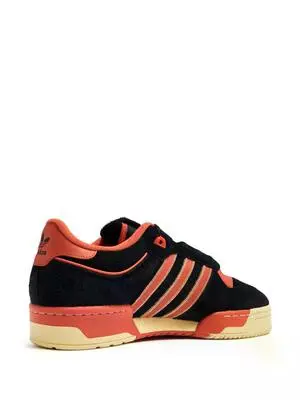 Adidas Rivalry 86 Lace-up Suede Sneakers - Black