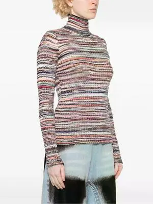 Missoni Striped Knit Sweater - Pink