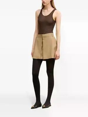 AMI Paris Panelled Mini Skirt