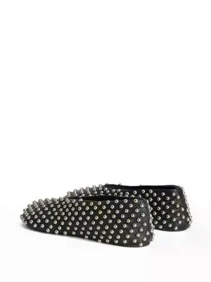 JIL SANDER Studded Ballerina Shoes