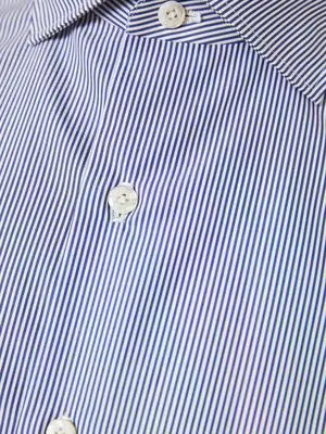 FINAMORE 1925 Spread Collar Striped Shirt