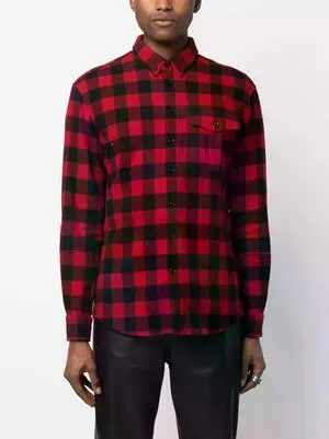 Dsquared2 Check-pattern Wool-blend Shirt