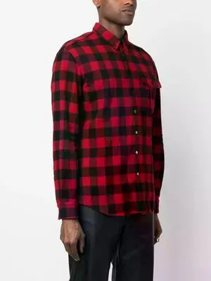 Dsquared2 Check-pattern Wool-blend Shirt