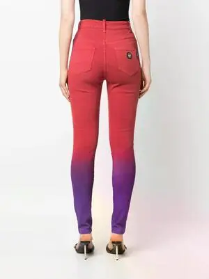 Philipp Plein High-waisted Ombré Jeggings