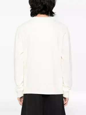 CAFÉ KITSUNÉ Barista Fox-patch Sweatshirt