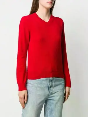 Play Comme Des Garcon Classic Knit Sweater - Red