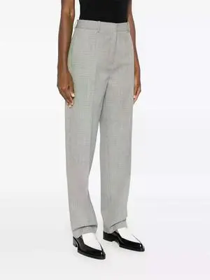 JIL SANDER Checked Tailored Trousers