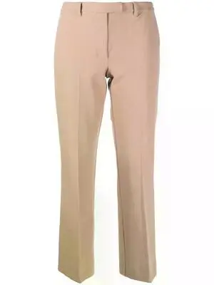 Max Mara Cropped Straight-leg Trousers - Neutrals