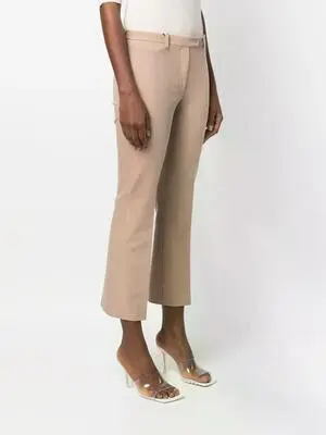 Max Mara Cropped Straight-leg Trousers - Neutrals