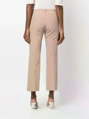Max Mara Cropped Straight-leg Trousers - Neutrals