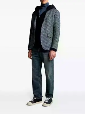 Etro Single-breasted Wool Blazer - Blue
