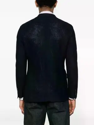 Etro Patterned Jacquard Single-breasted Blazer