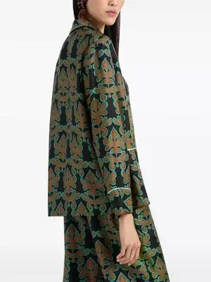 La DoubleJ Silk Camp Collar Shirt