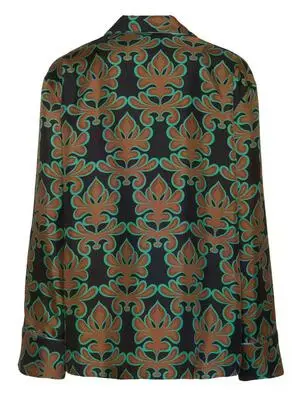 La DoubleJ Silk Camp Collar Shirt