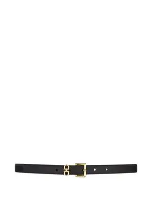 FERRAGAMO Gancini Leather Belt - Black