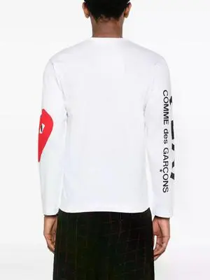 Play Comme Des Garcon Heart-print T-shirt