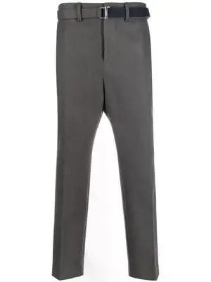 Sacai Wool Tailored Cropped Trousers
