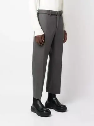 Sacai Wool Tailored Cropped Trousers