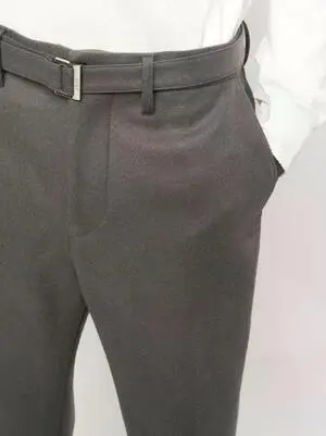 Sacai Wool Tailored Cropped Trousers