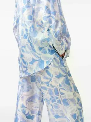 Stella McCartney Sunglasses Print Pajama Trousers