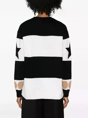 Max Mara Flocked-motif Knitted Jumper
